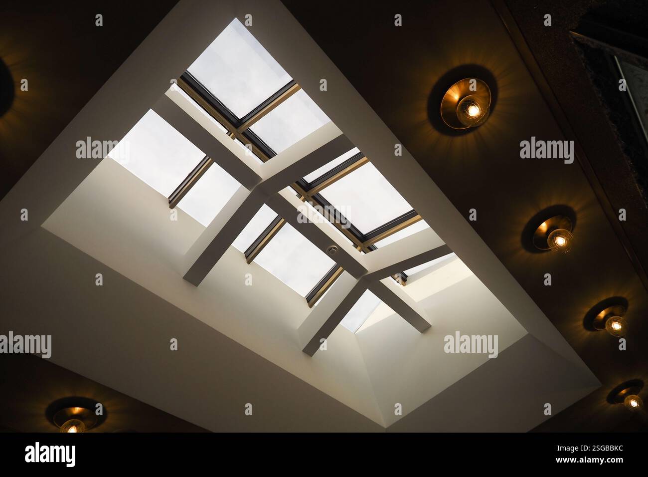 Architectural design features skylight hi-res stock photography and ...