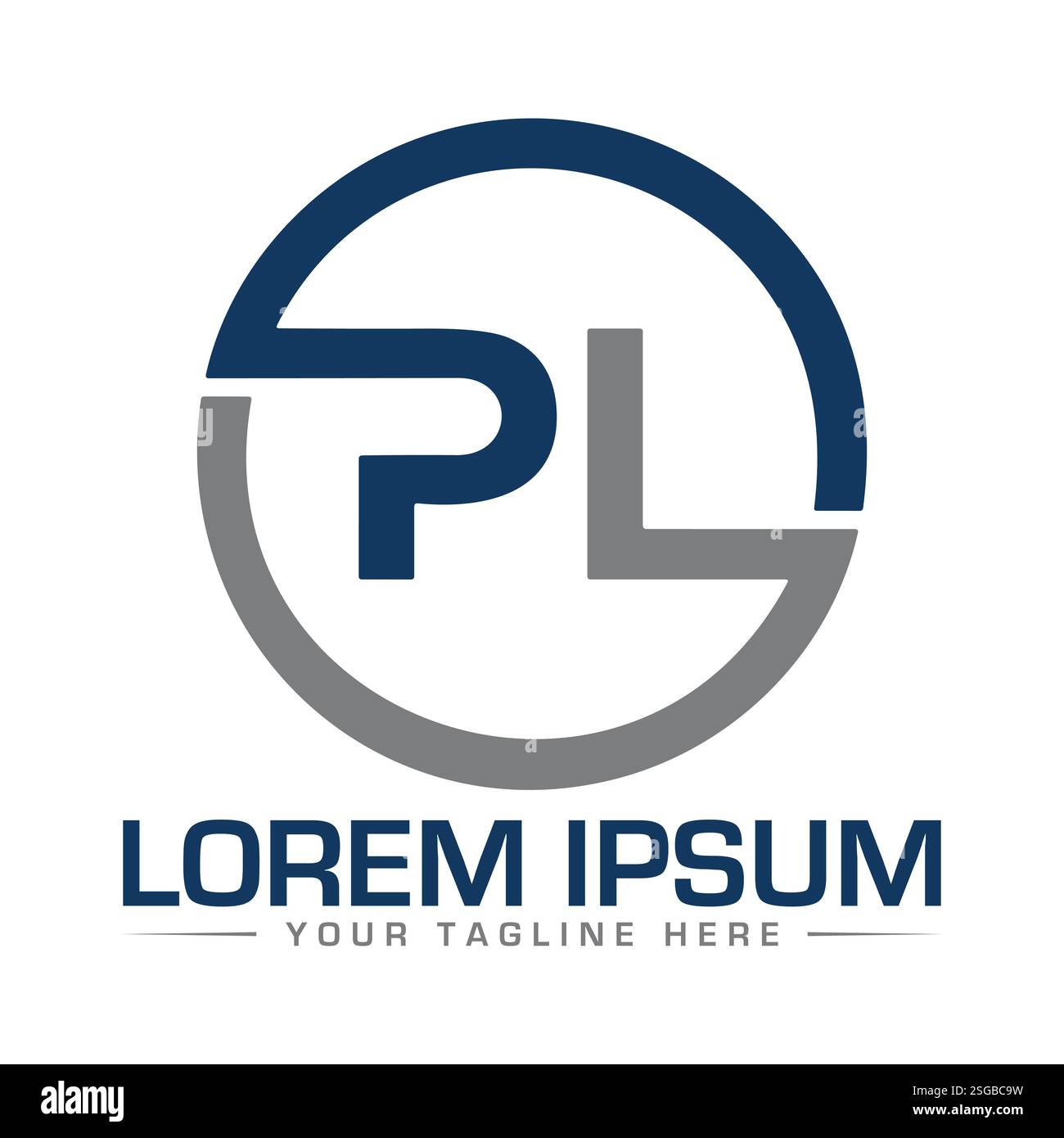 PL Letter Logo Design Stock Vector Image & Art - Alamy