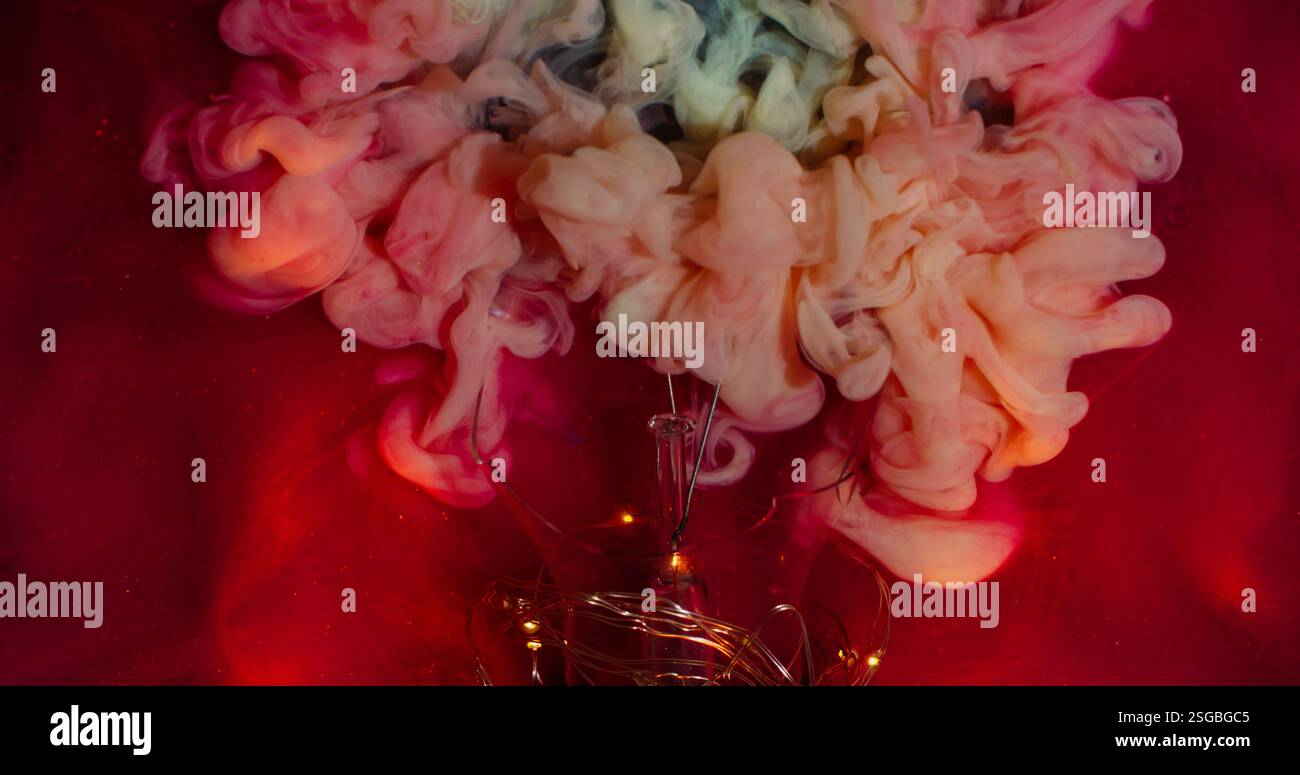 Fluid burst paint fume veil hi-res stock photography and images - Alamy