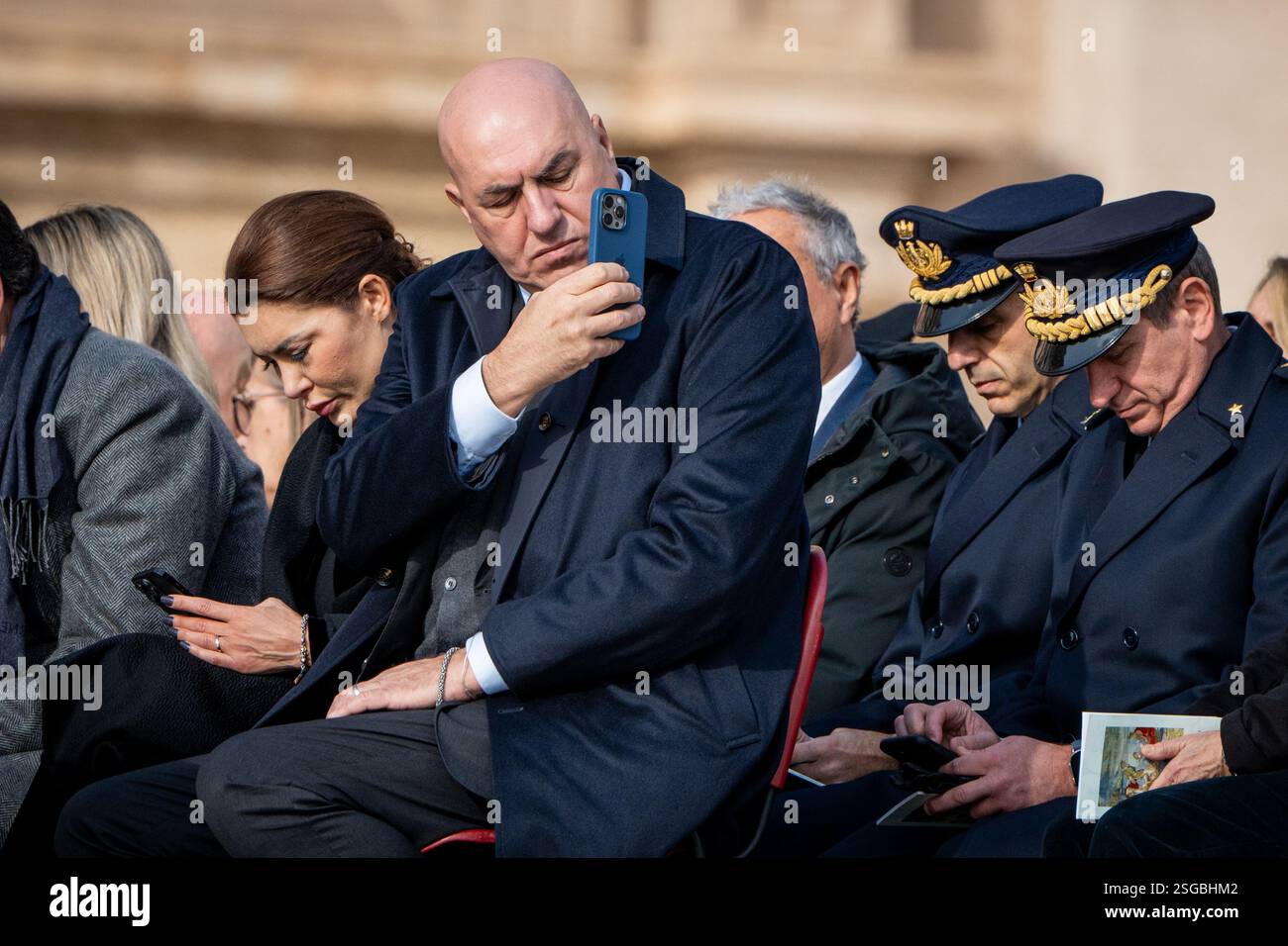 Vatican, Vatican. 09th Feb, 2025. Italy's Minister of Defence Guido ...