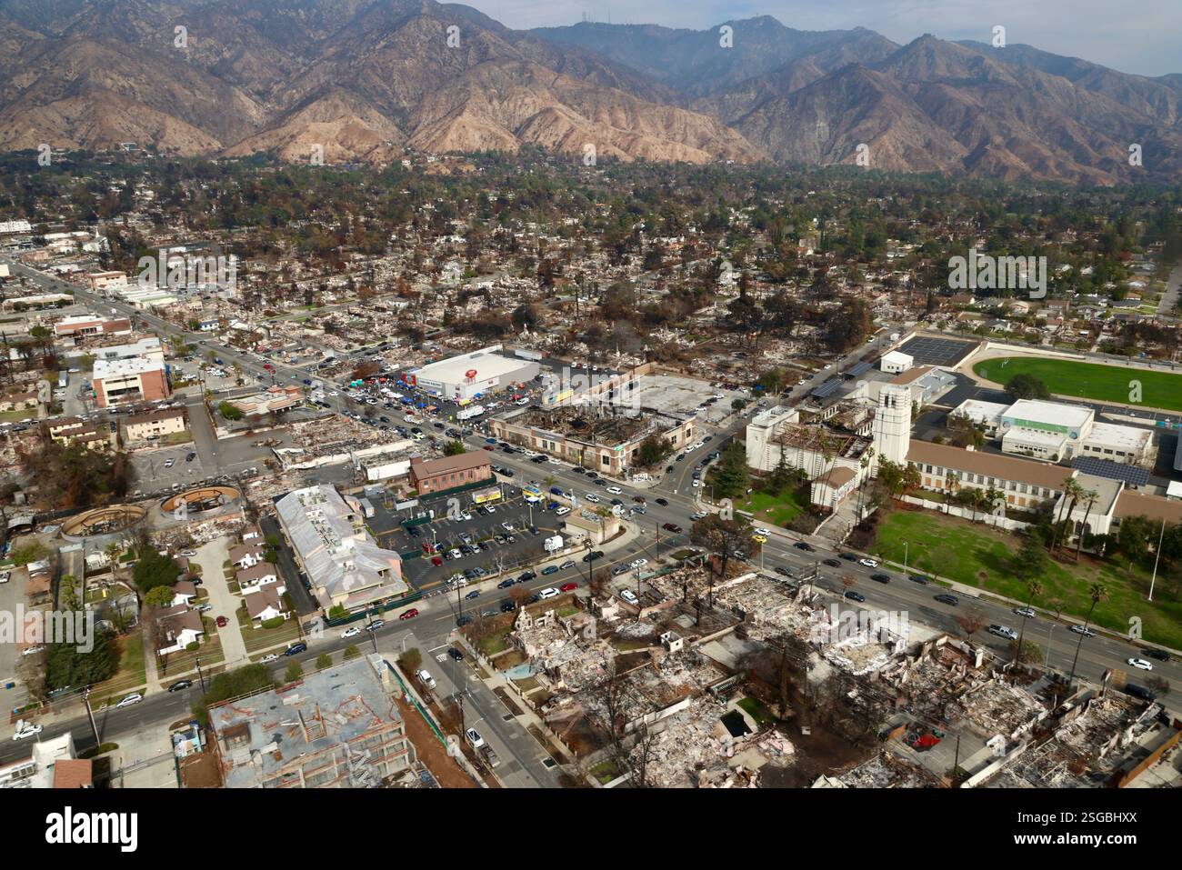 Altadena CA: Views of the Eaton Fire damage and recovery efforts on ...