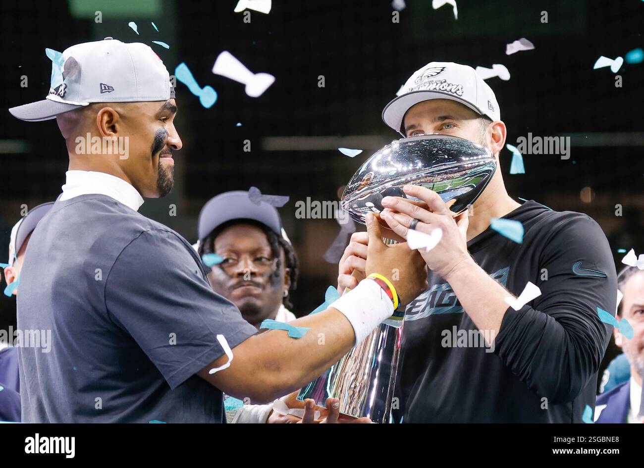 New Orleans, United States. 09th Feb, 2025. Philadelphia Eagles ...