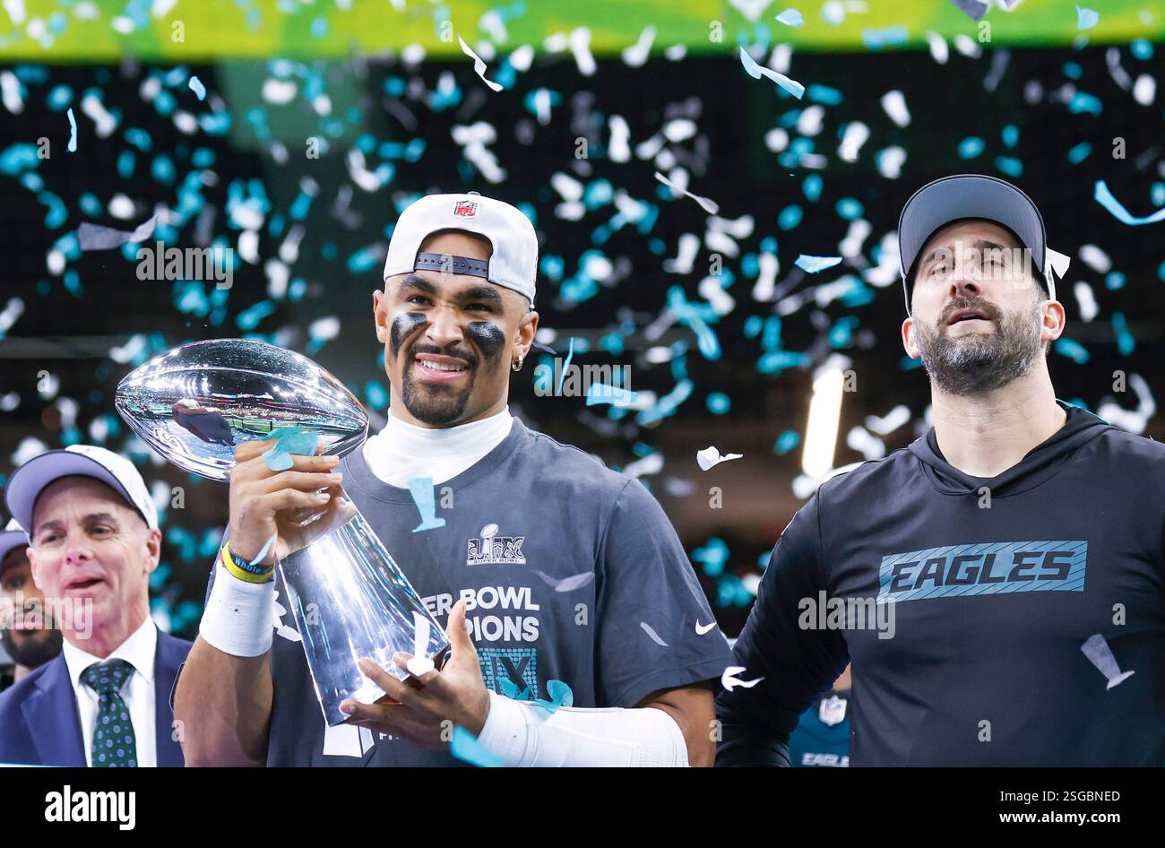 New Orleans, United States. 09th Feb, 2025. Philadelphia Eagles ...