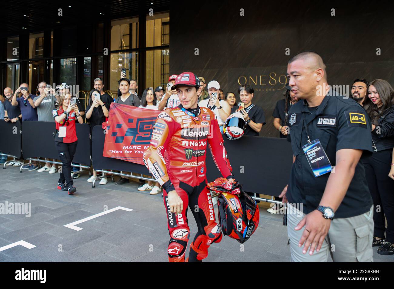 Bangkok, Thailand. 09th Feb, 2025. Marc Marquez #93 From Ducati Lenovo Team, Attend the event ...