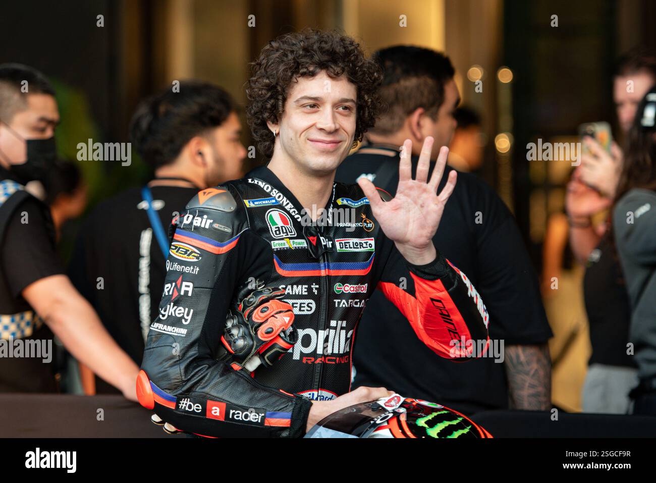 Bangkok, Thailand. 09th Feb, 2025. Marco Bezzecchi #72 (Italy) From ...