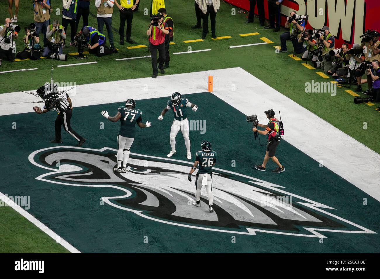 New Orleans, Louisiana, USA. 9th February, 2025. Philadelphia Eagles ...