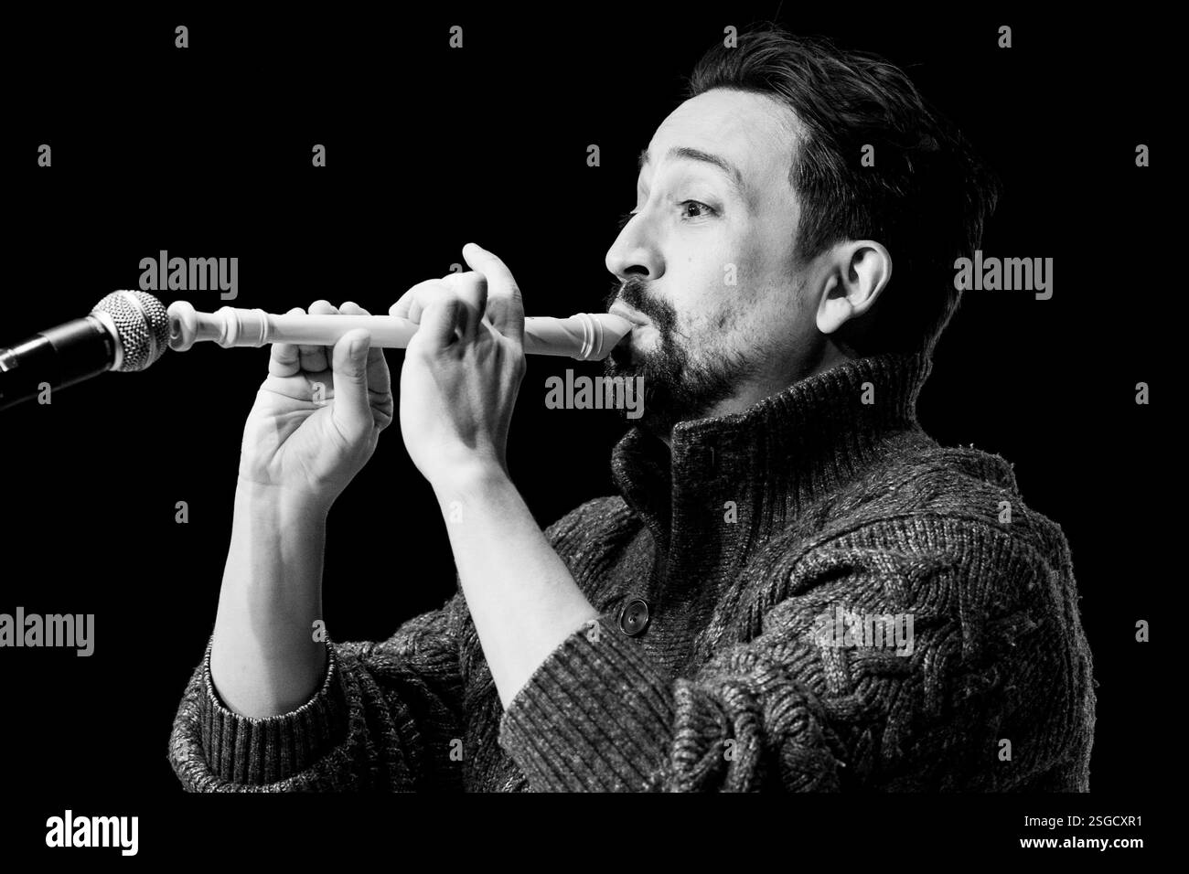 Lin-Manuel Miranda performs while participating in conversation with ...