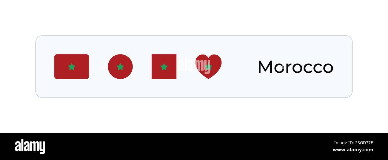 Morocco morocco flag Stock Vector Images - Alamy