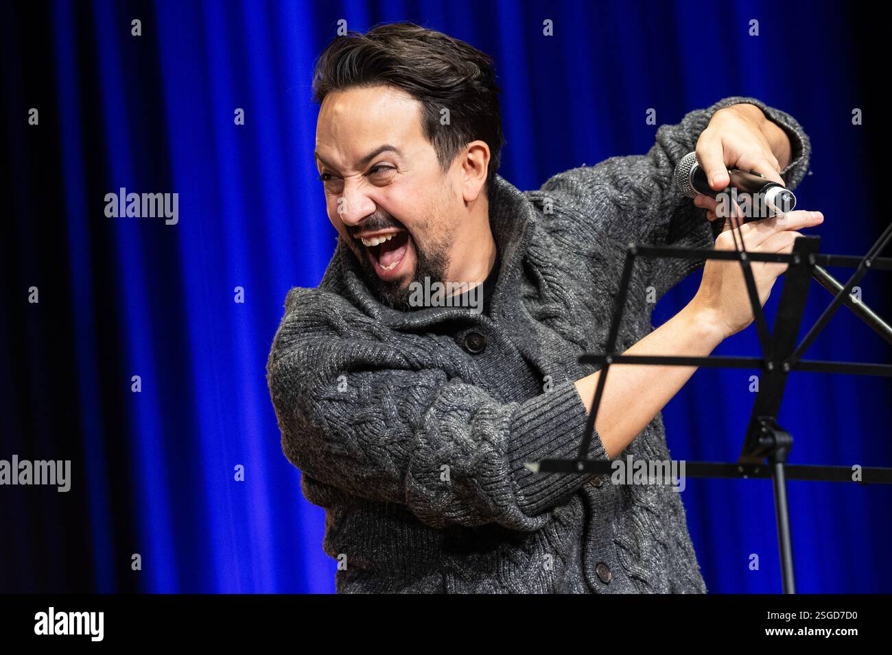 New York, USA. 08th Feb, 2025. Lin-Manuel Miranda in conversation with ...