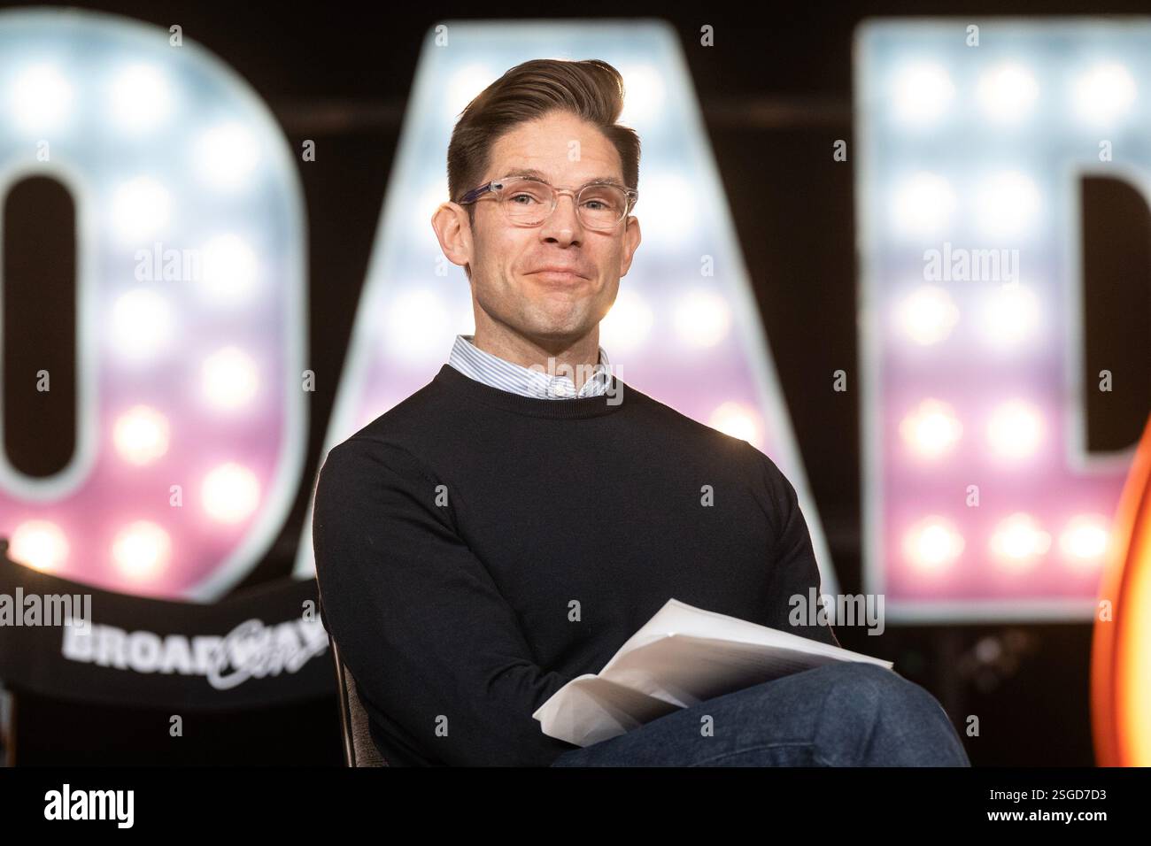 New York, USA. 08th Feb, 2025. Lin-Manuel Miranda in conversation with ...