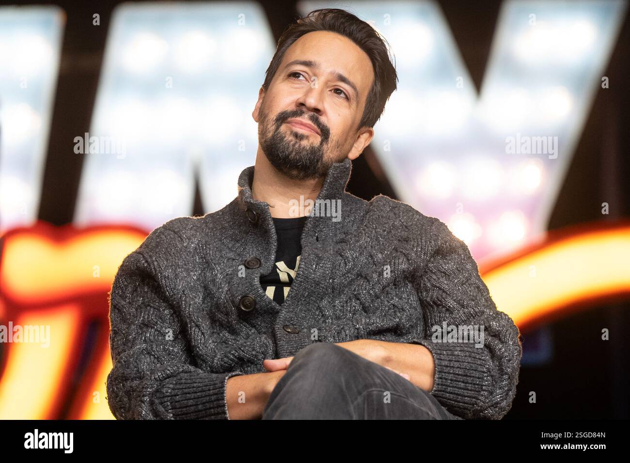 New York, USA. 08th Feb, 2025. Lin-Manuel Miranda in conversation with ...