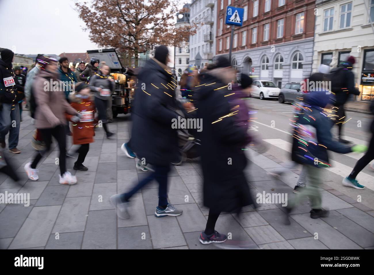 Copenhagen, Denmark. 09th Feb, 2025. The worldís biggest Light-Art-Run ...