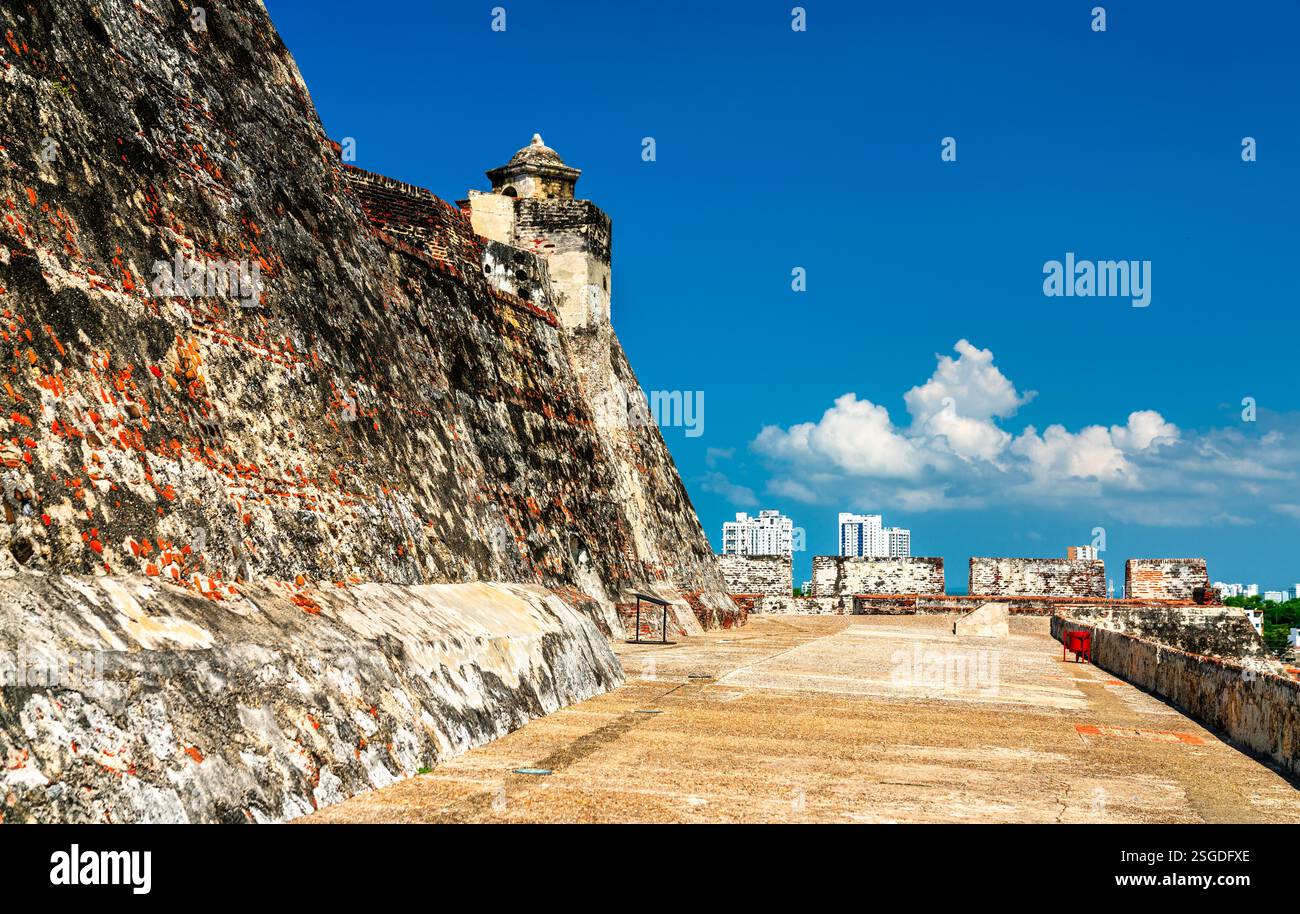 San Felipe de Barajas Castle in Cartagena de Indias. UNESCO world ...