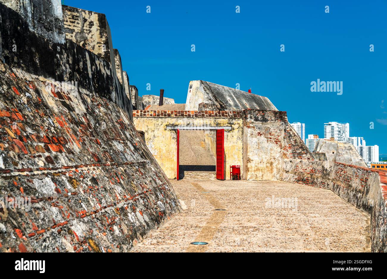 San Felipe de Barajas Castle in Cartagena de Indias. UNESCO world ...