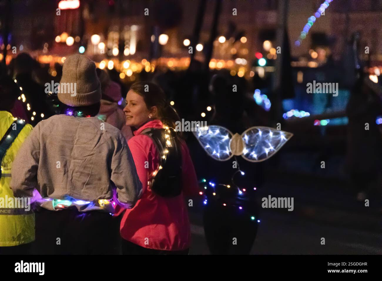 Copenhagen, Denmark. 09th Feb, 2025. The worldís biggest Light-Art-Run ...