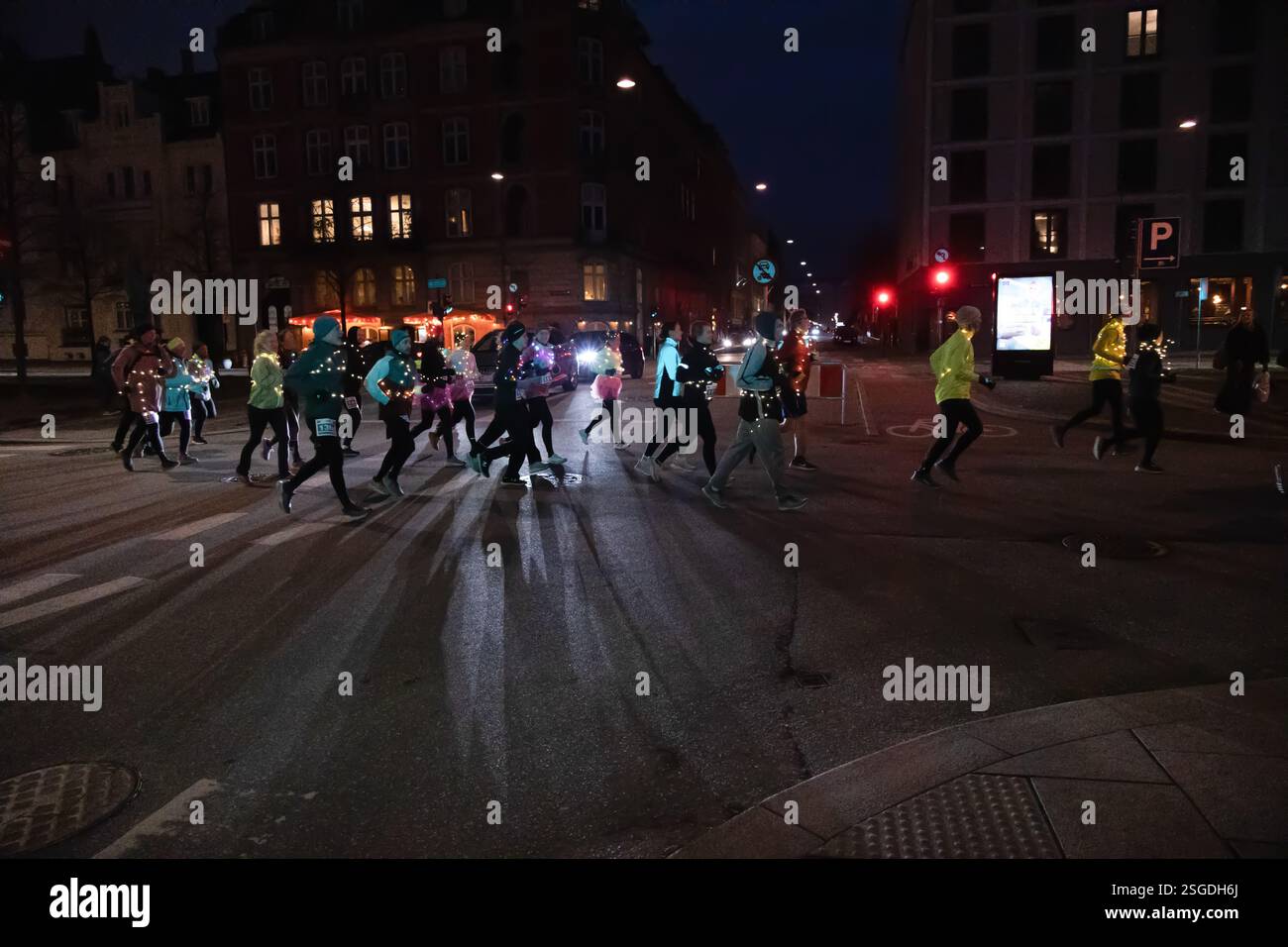 Copenhagen, Denmark. 09th Feb, 2025. The worldís biggest Light-Art-Run ...