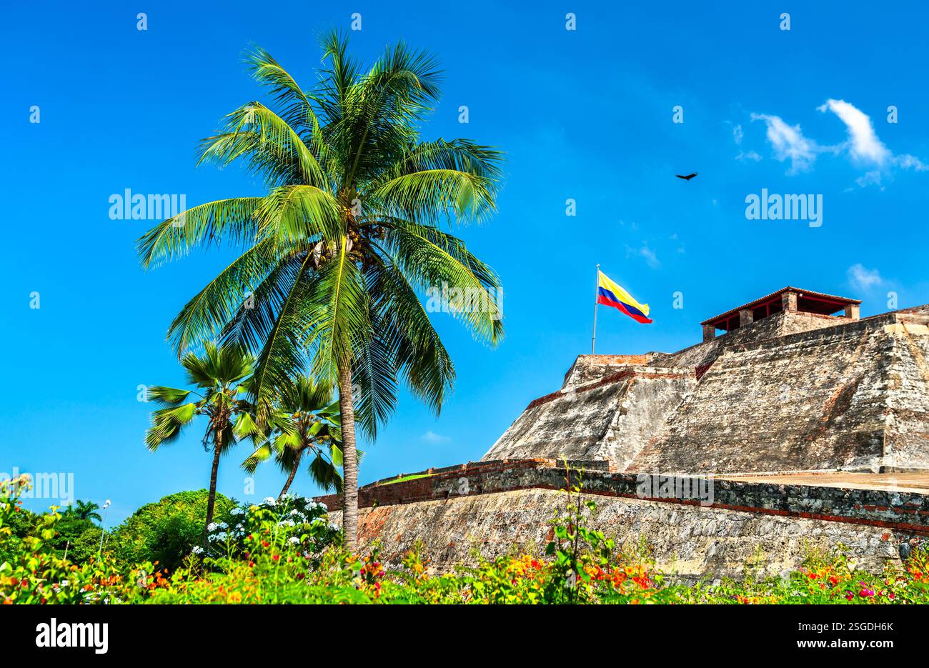 San Felipe de Barajas Castle in Cartagena de Indias. UNESCO world ...