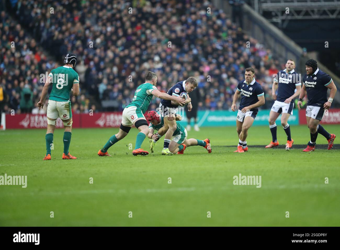 Edinburgh, Scotland, United Kingdom, 9th Feb 2025 - Darcy Graham ...