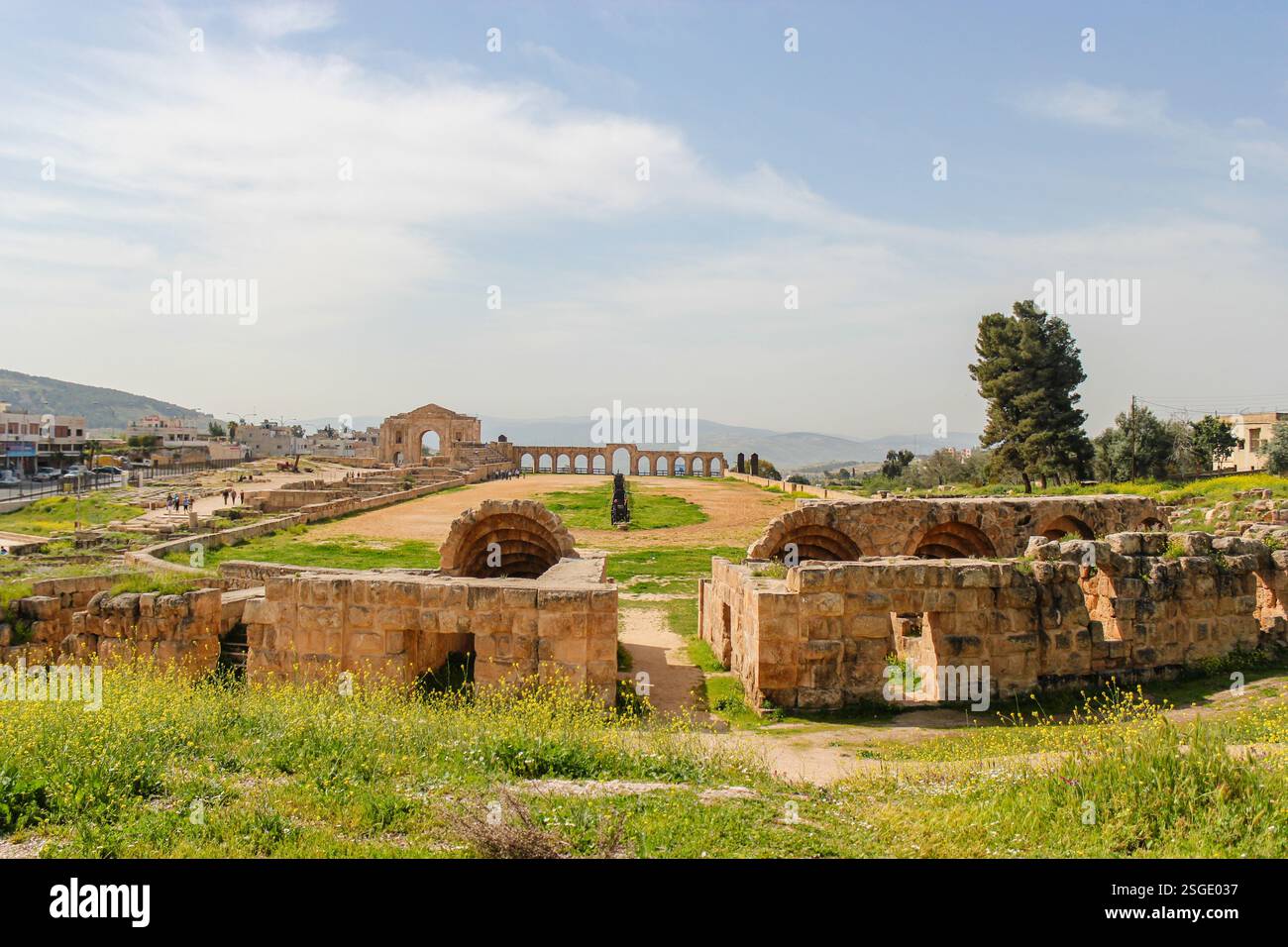 Roman Ruins in Jordan Stock Photo - Alamy