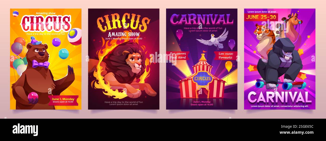 Circus posters hi-res stock photography and images - Alamy