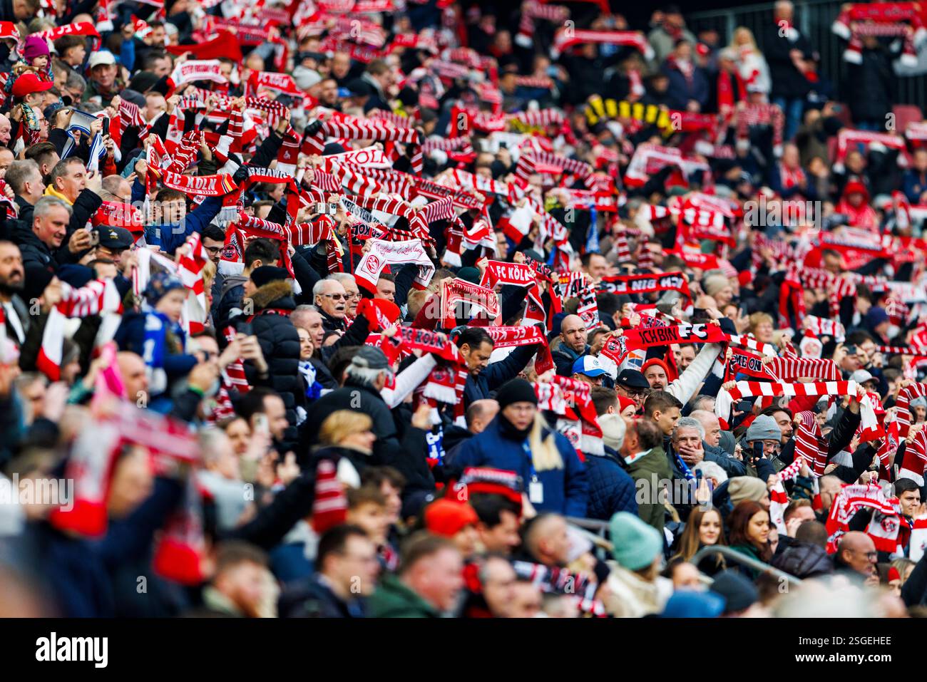 Cologne, Germany. 09th Feb, 2025. Soccer: Bundesliga 2, 1. FC Köln - FC ...