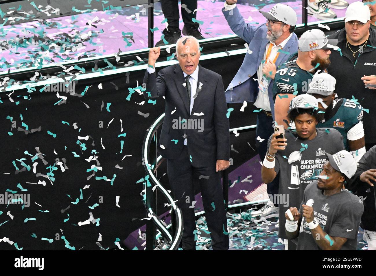 Caesars Superdome. 9th Feb, 2025. New Orleans LA; Philadelphia Eagles ...