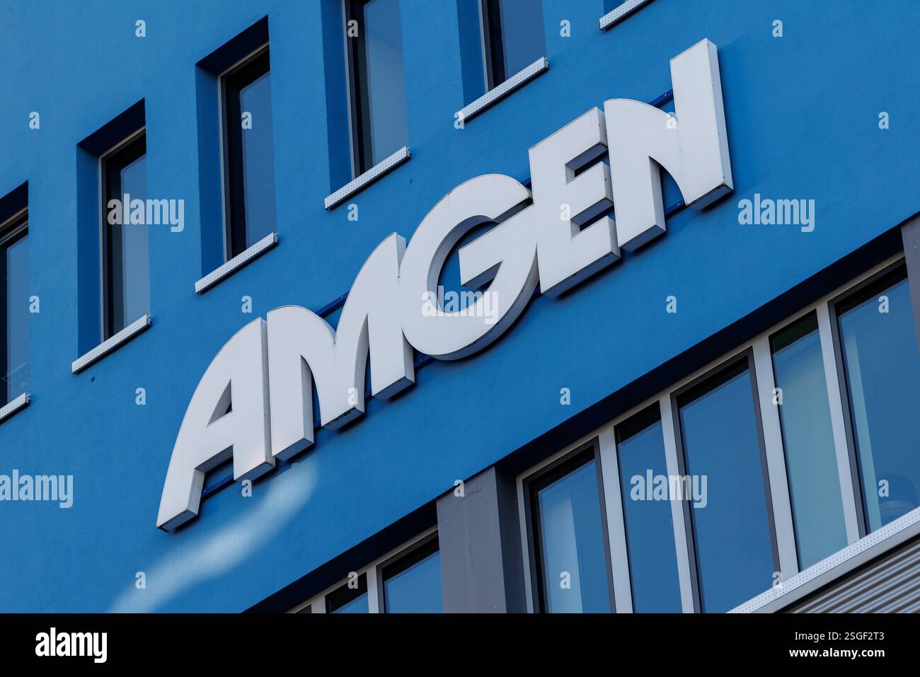 Munich, Germany. 14th Jan, 2025. The company logo and the lettering of ...