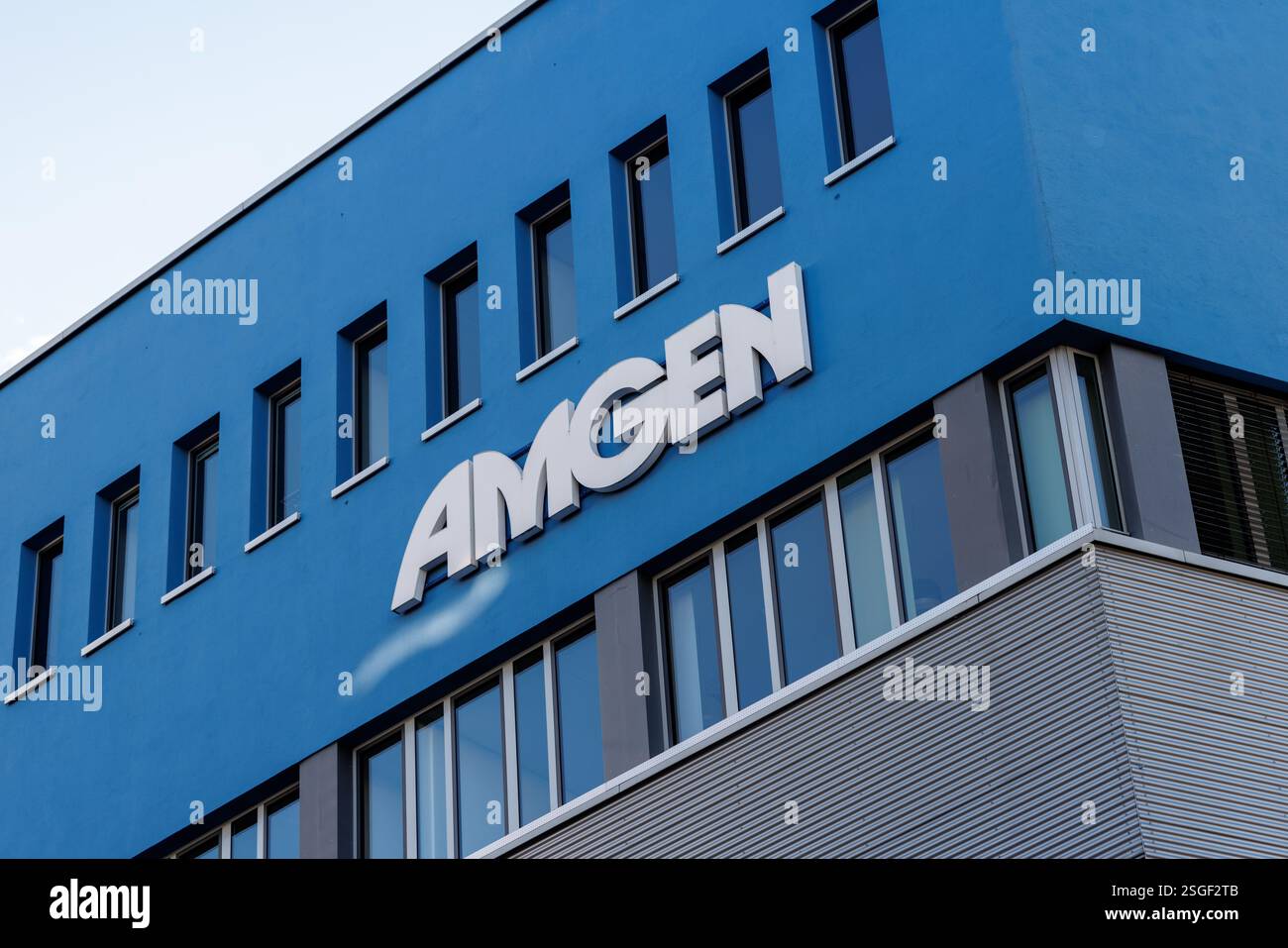 Munich, Germany. 14th Jan, 2025. The company logo and the lettering of ...