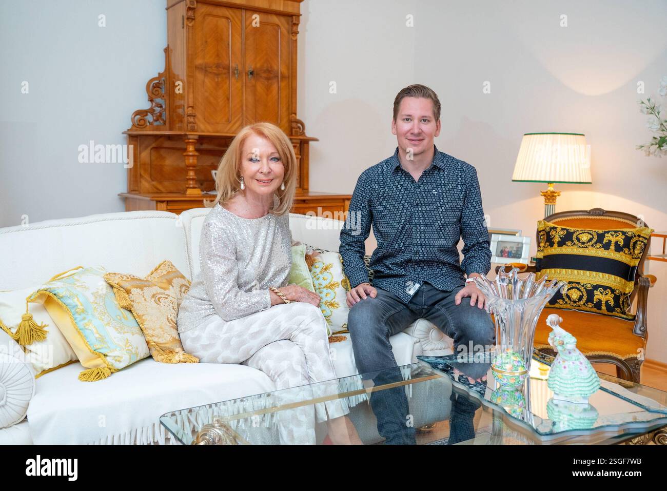 Interview with star astrologer Gerda Rogers in her private villa in ...