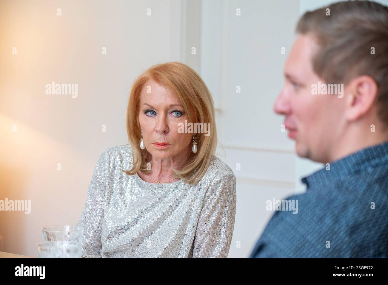 Interview with star astrologer Gerda Rogers in her private villa in ...