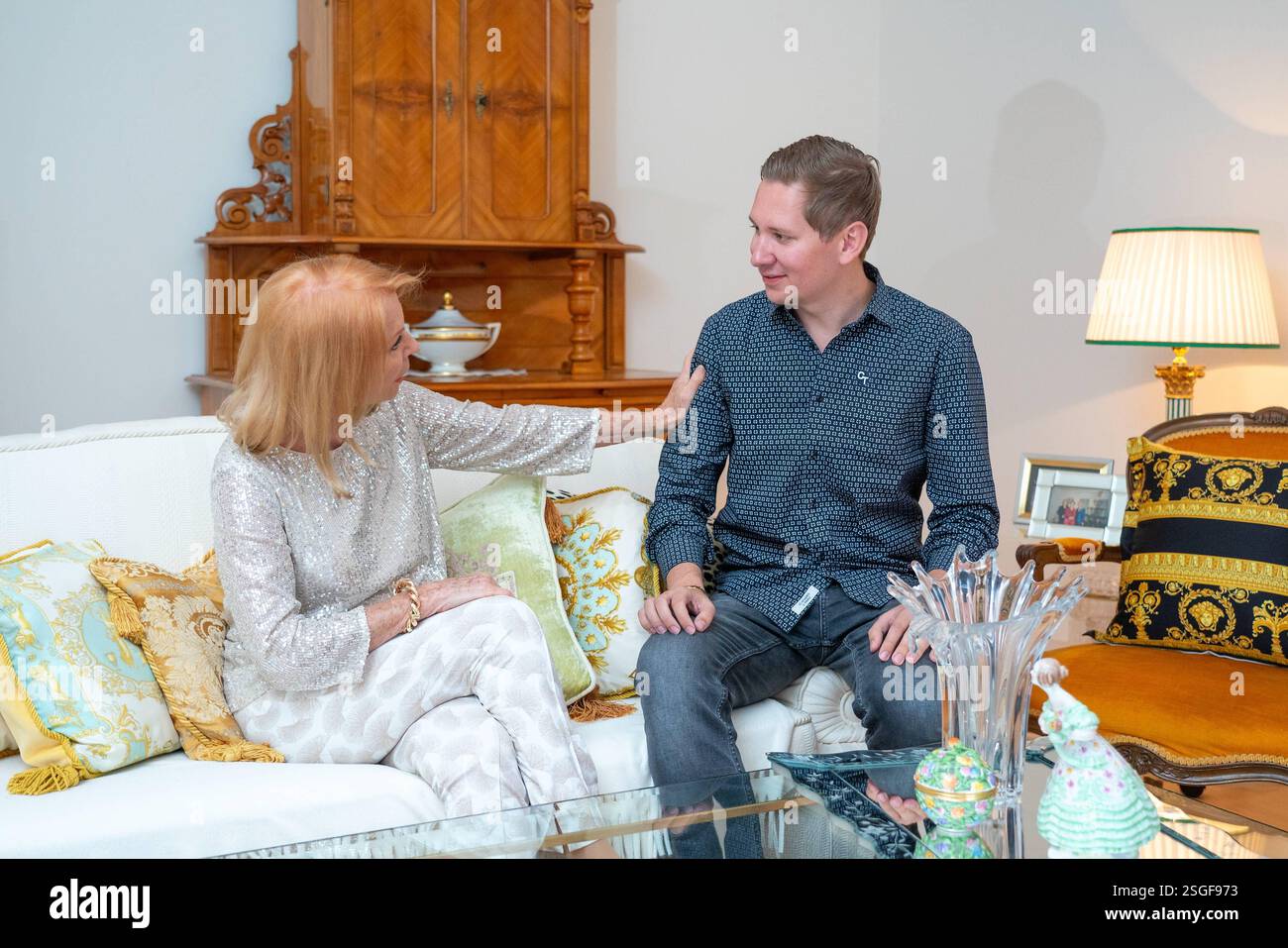 Interview with star astrologer Gerda Rogers in her private villa in ...