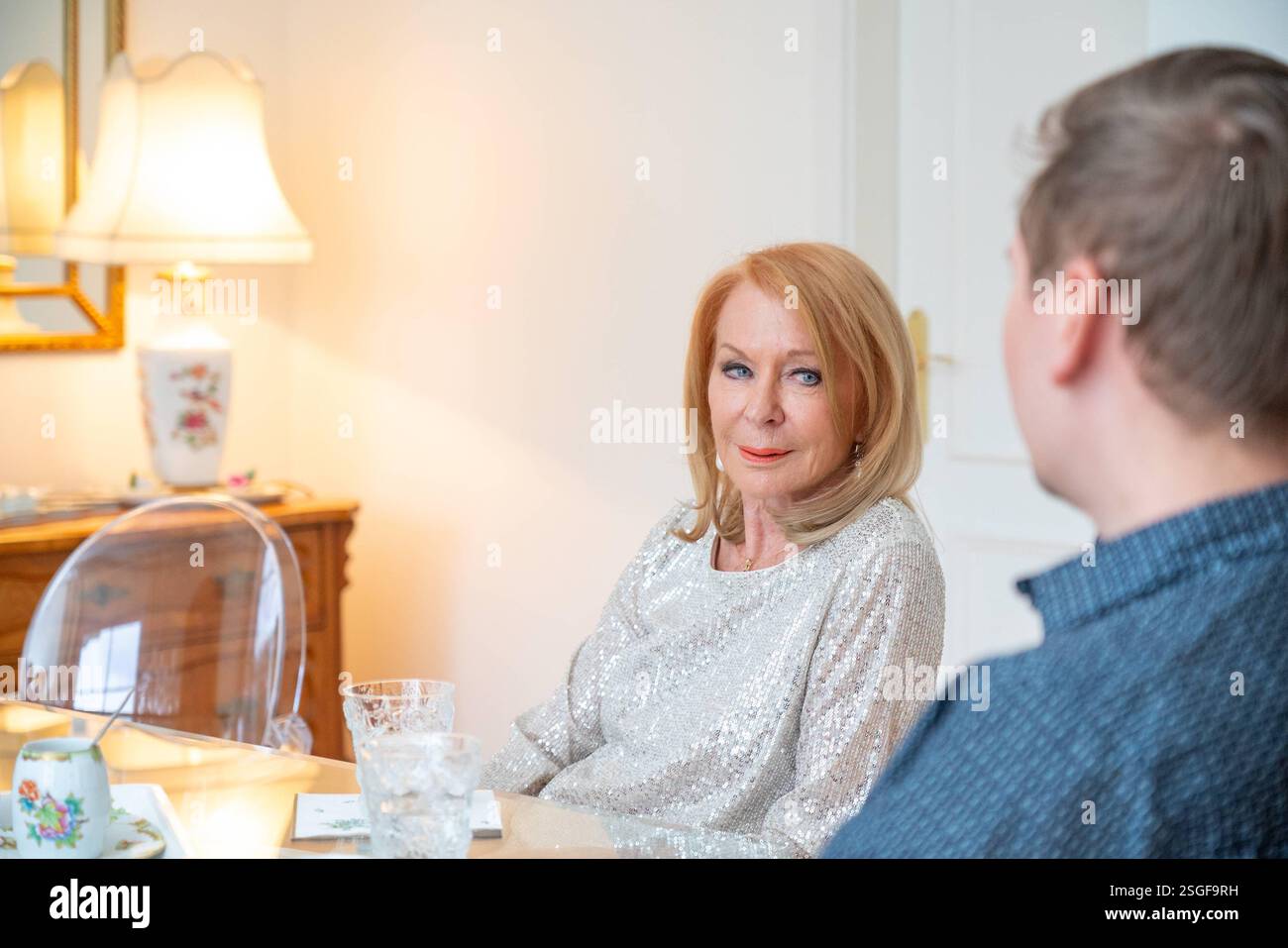Interview with star astrologer Gerda Rogers in her private villa in ...