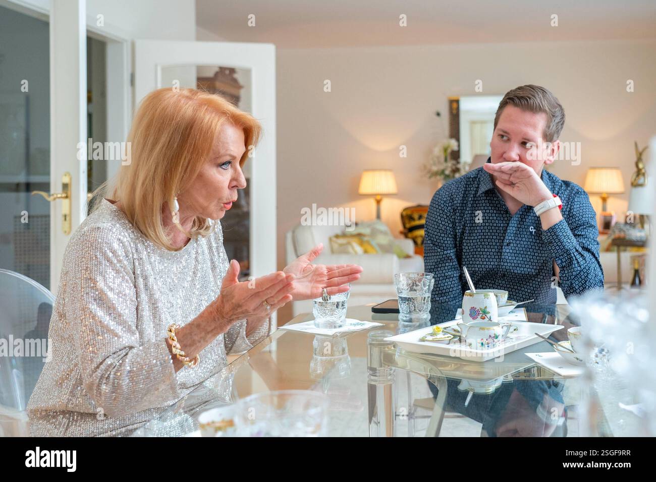 Interview with star astrologer Gerda Rogers in her private villa in ...