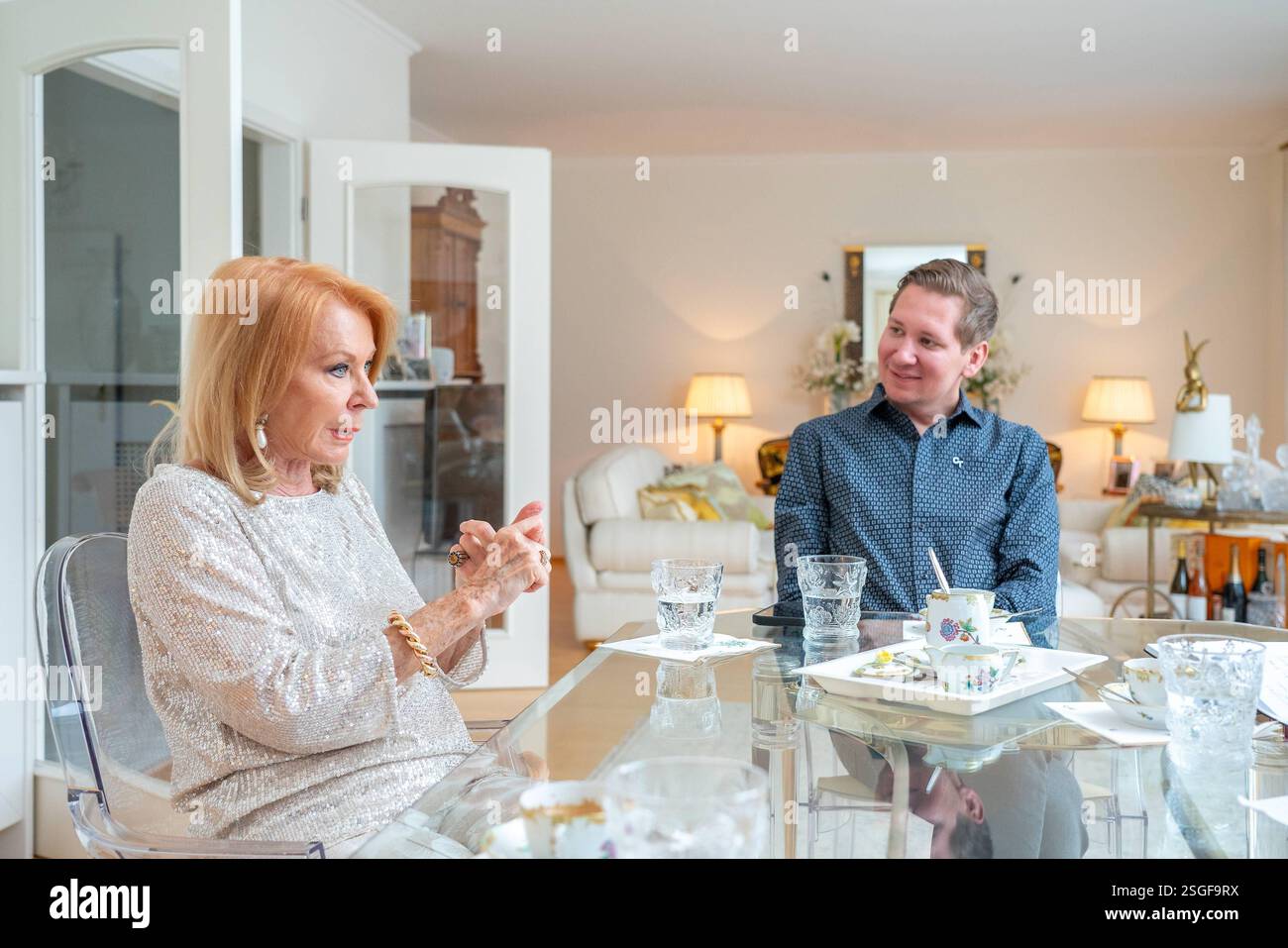 Interview with star astrologer Gerda Rogers in her private villa in ...