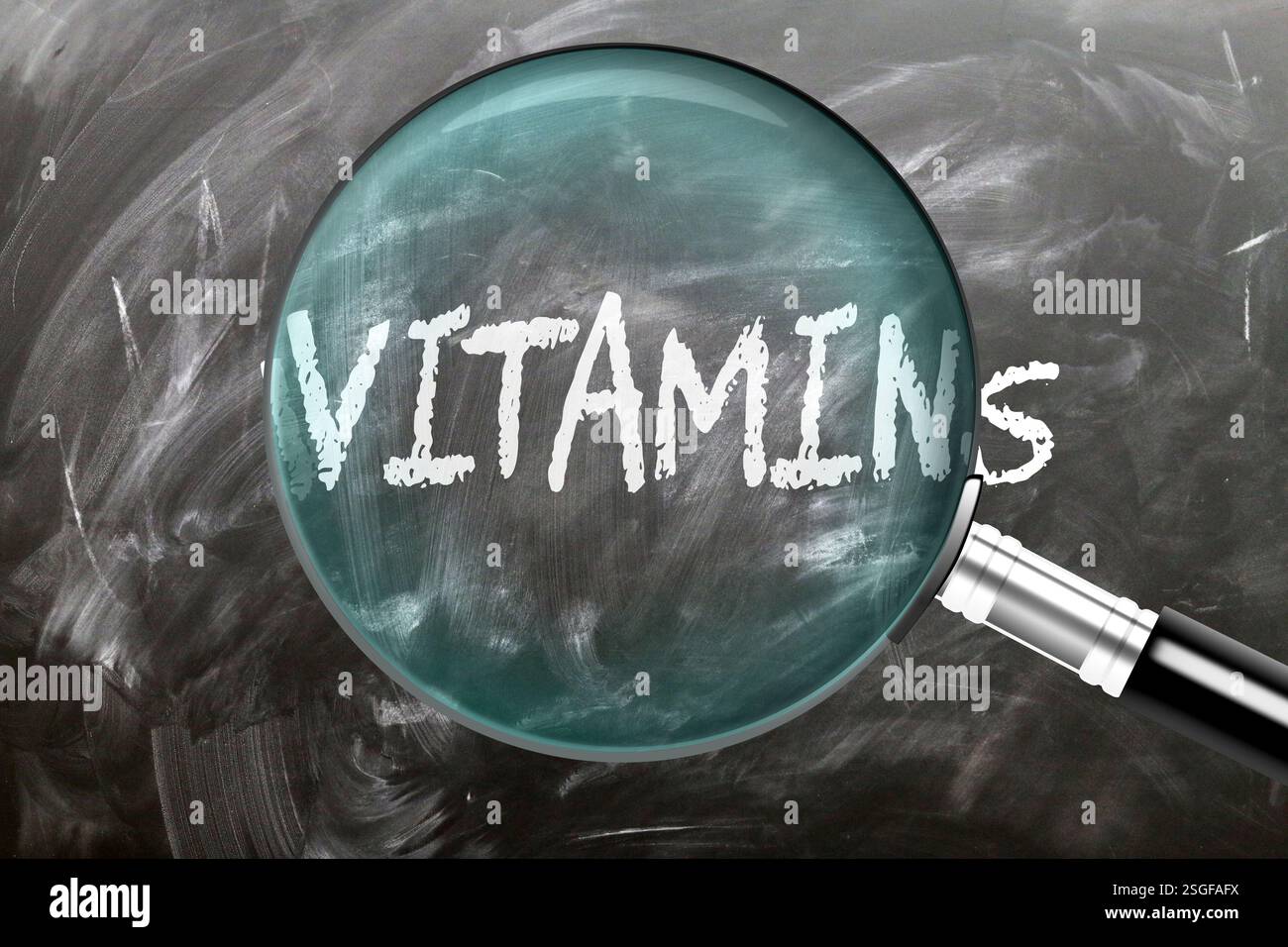 Vitamins - learn, study and inspect it. Taking a closer look at ...