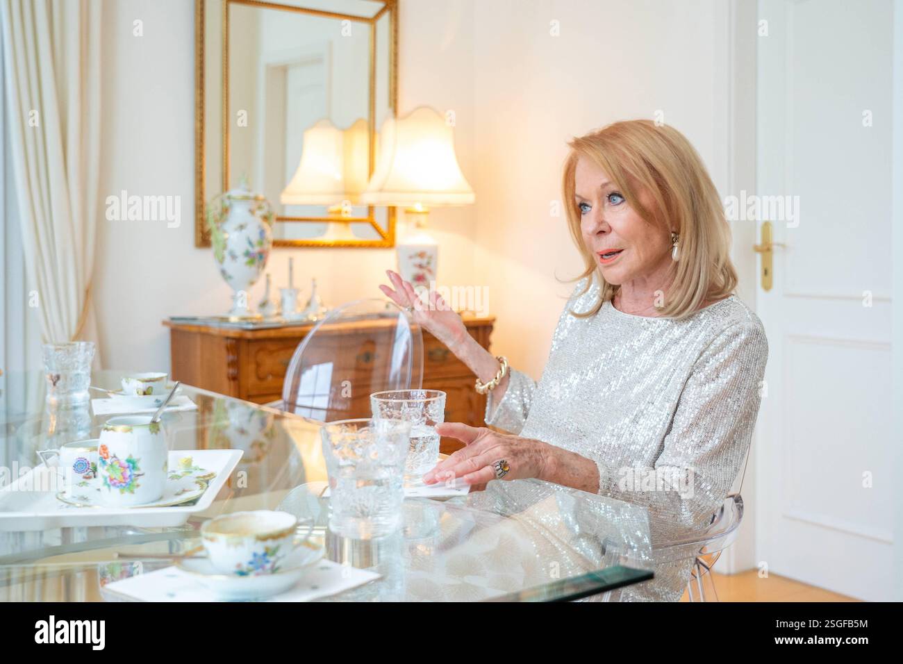 Interview with star astrologer Gerda Rogers in her private villa in ...
