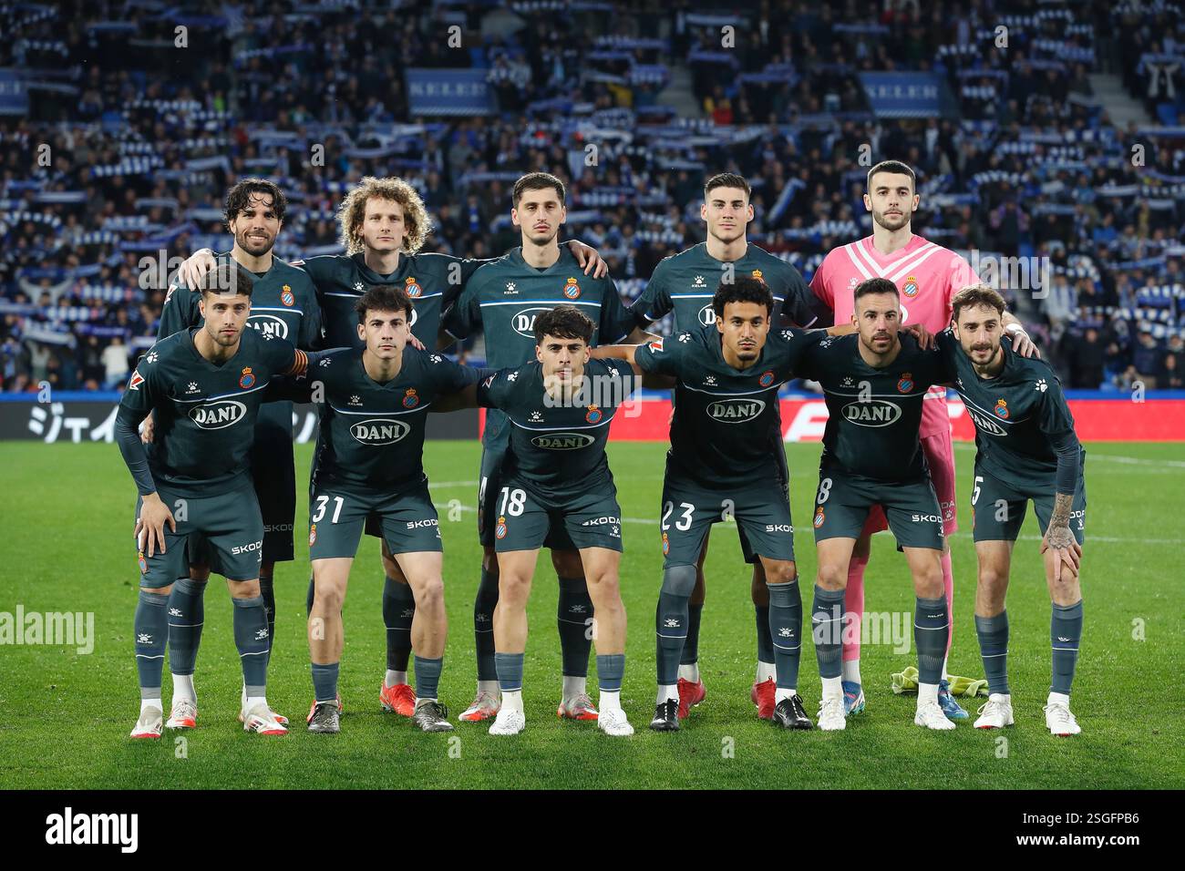 Espanyol team group line-up (Espanyol), FEBRUARY 9, 2025 - Football ...