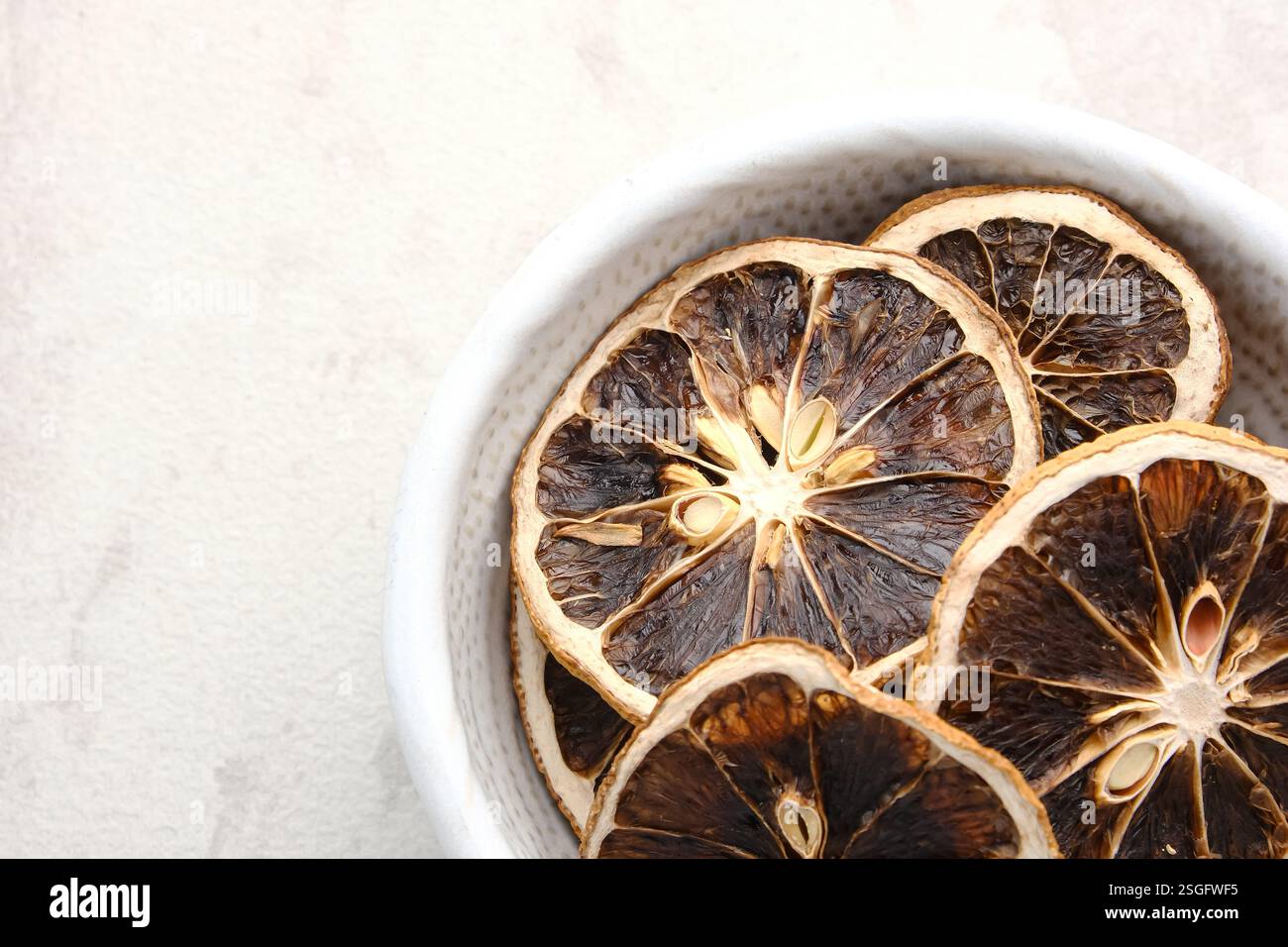Dried lime fruit slices Stock Photo - Alamy