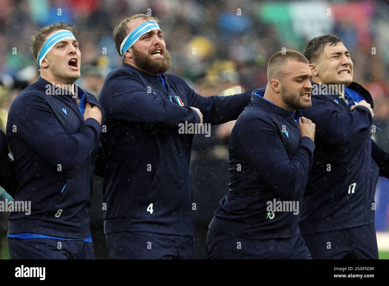 Rome, Italy. 08th Feb, 2025. Italian players Lorenzo Cannone (L ...