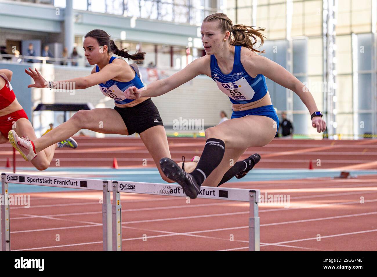 Frankfurt, Deutschland. 08th Feb, 2025. Hannah Luckmann (1. LAV Rostock ...