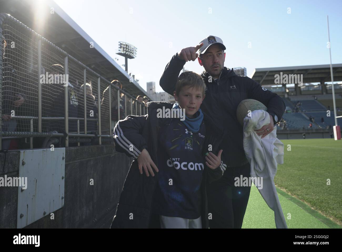 D-Rocks head coach Greig Laidlaw celebrates after winning the 2024-25 ...