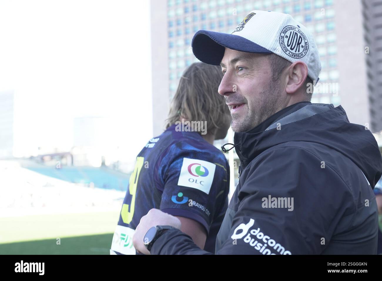 D-Rocks head coach Greig Laidlaw celebrates after winning the 2024-25 ...