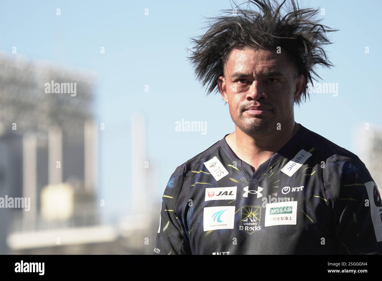 D-Rocks' Hendrik Tui during the 2024-25 Japan Rugby League One match ...