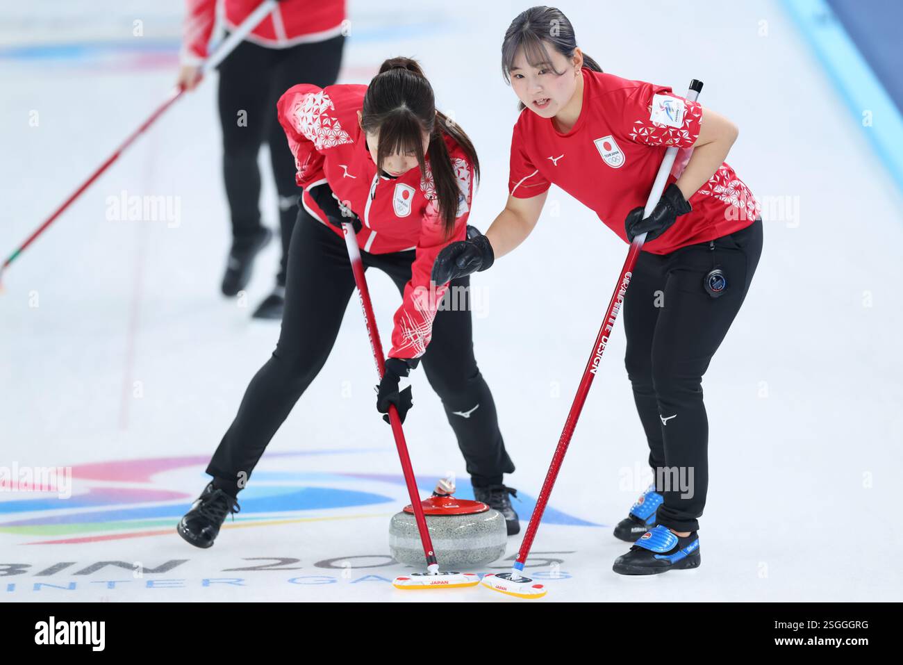 (L to R) Hana Ikeda, Suzune Yasui (JPN), FEBRUARY 10, 2025 - Curling ...