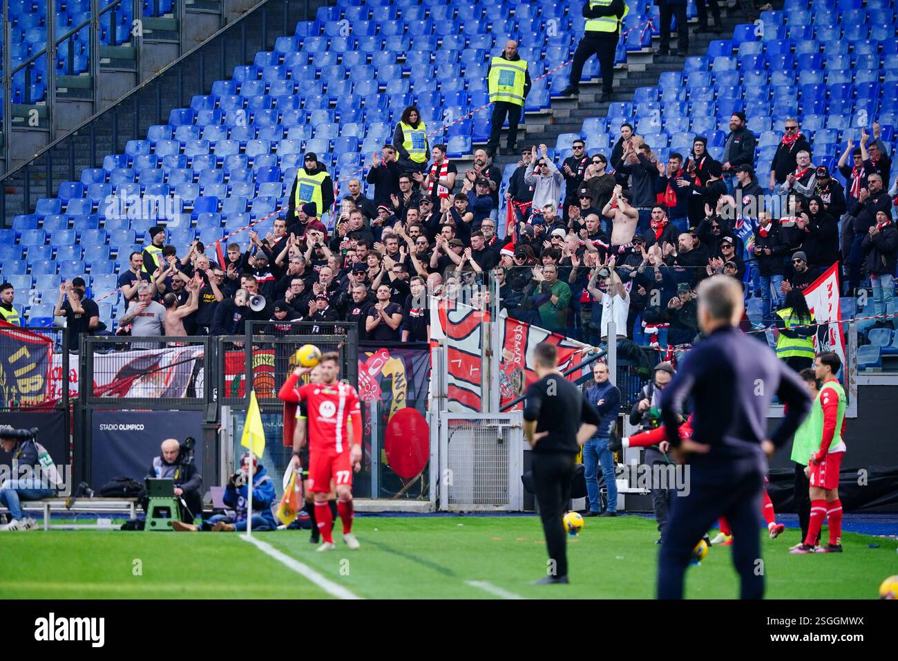 AC Monza supporters of curva Davide Pieri during the Italian ...