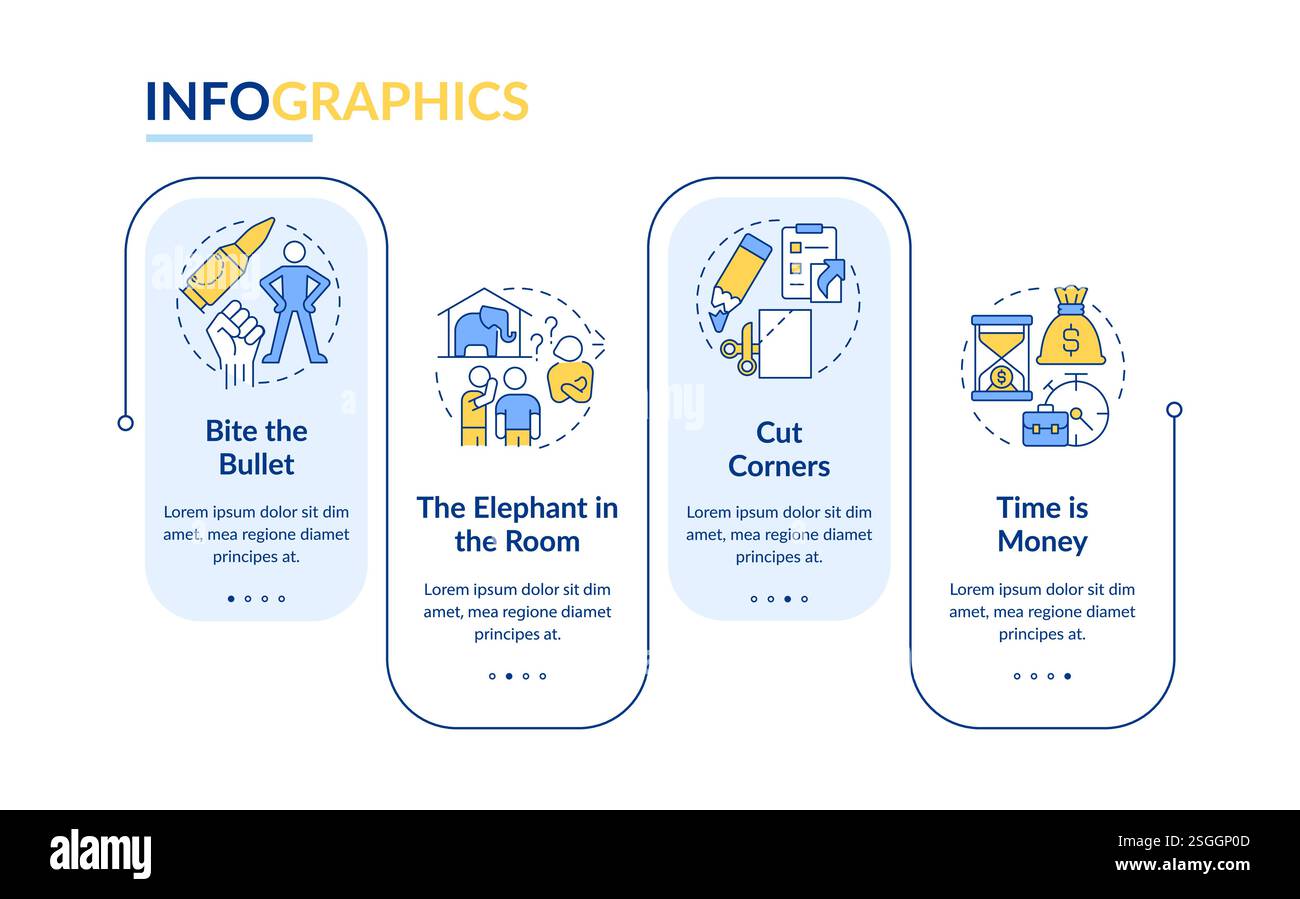 Business workflow management rectangle infographic vector Stock Vector ...
