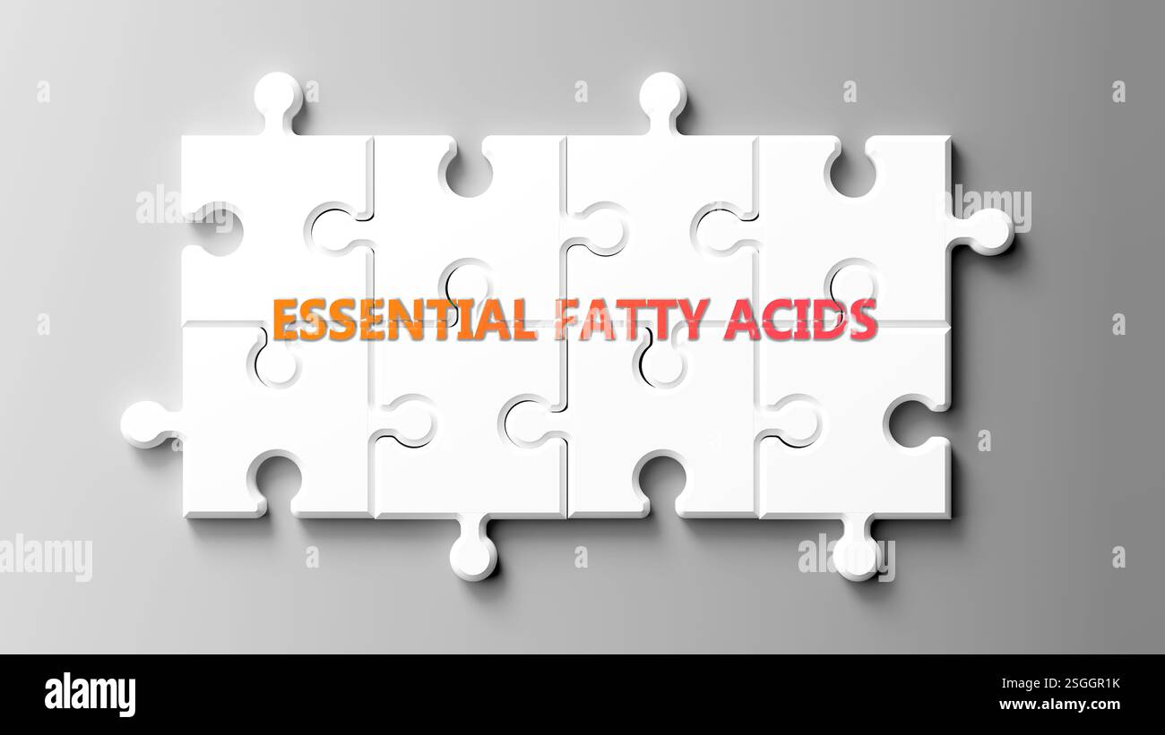 Essential fatty acids as a complex subject hi-res stock photography and ...