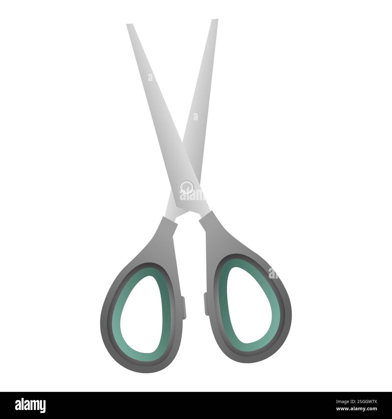 Sewing Tool Scissors Vector. Scissors Cutting Tools Icon. Sharp ...