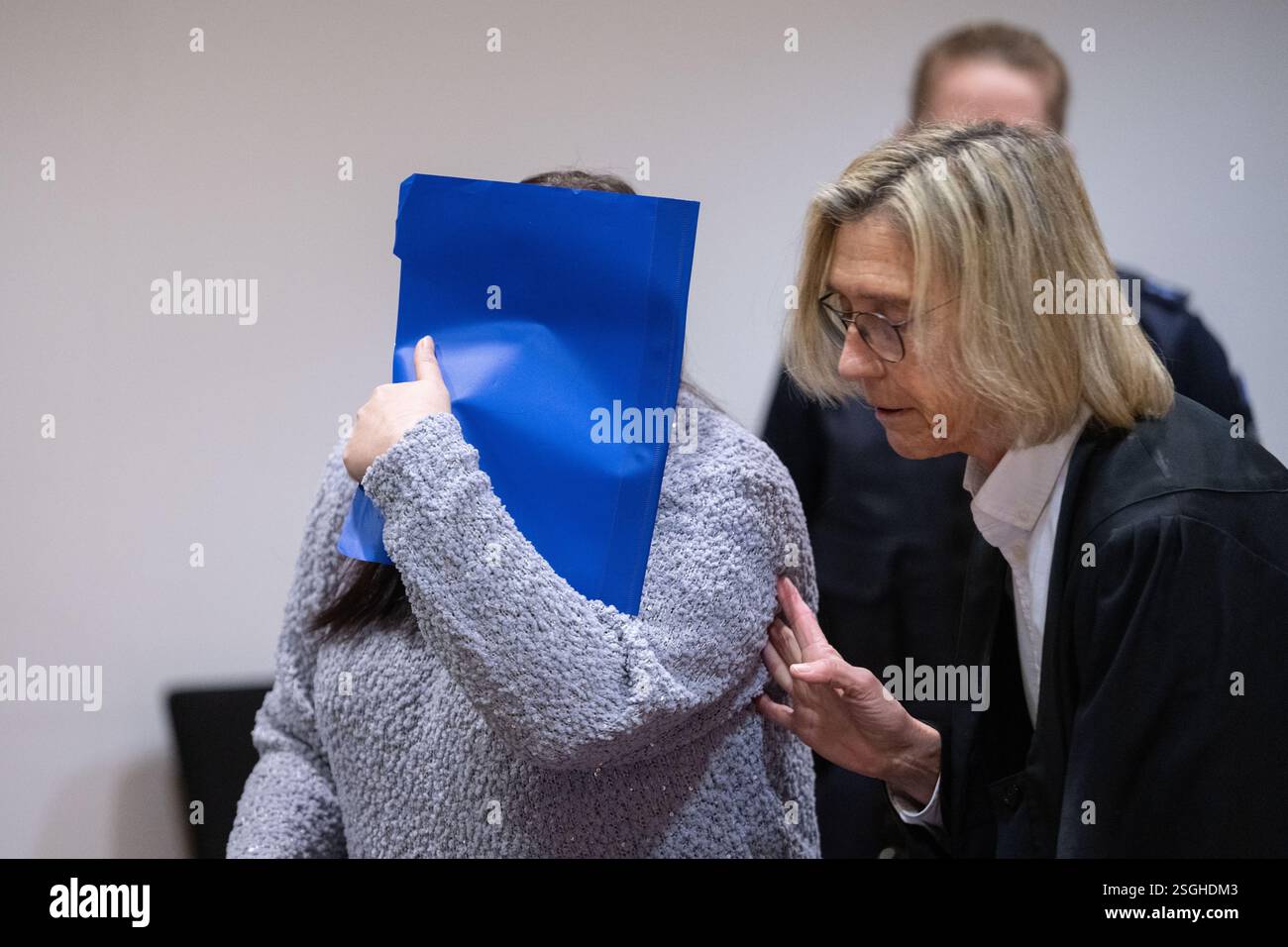 Heidelberg, Germany. 10th Feb, 2025. A woman accused of murder by ...