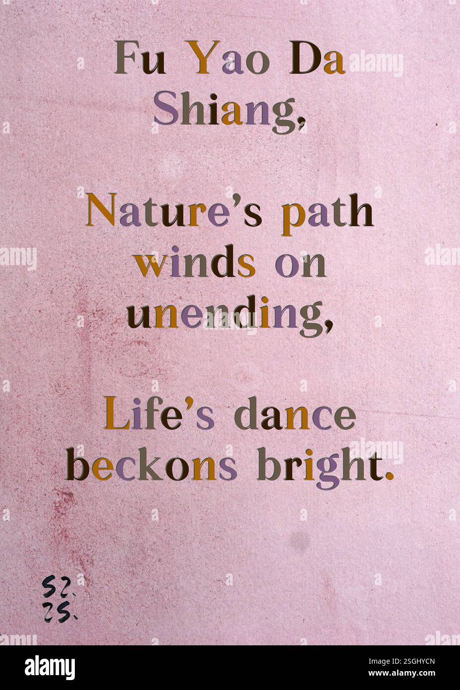 Fu Yao Da Shiang, Nature's path winds on unending, Life's dance beckons ...